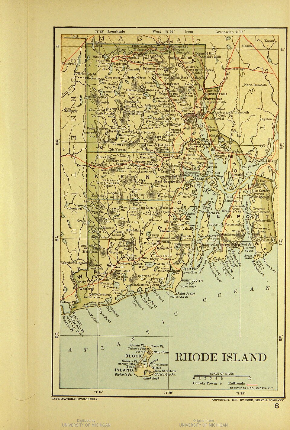 Rhode Island Historical Migration Routes - MyHeritage Wiki